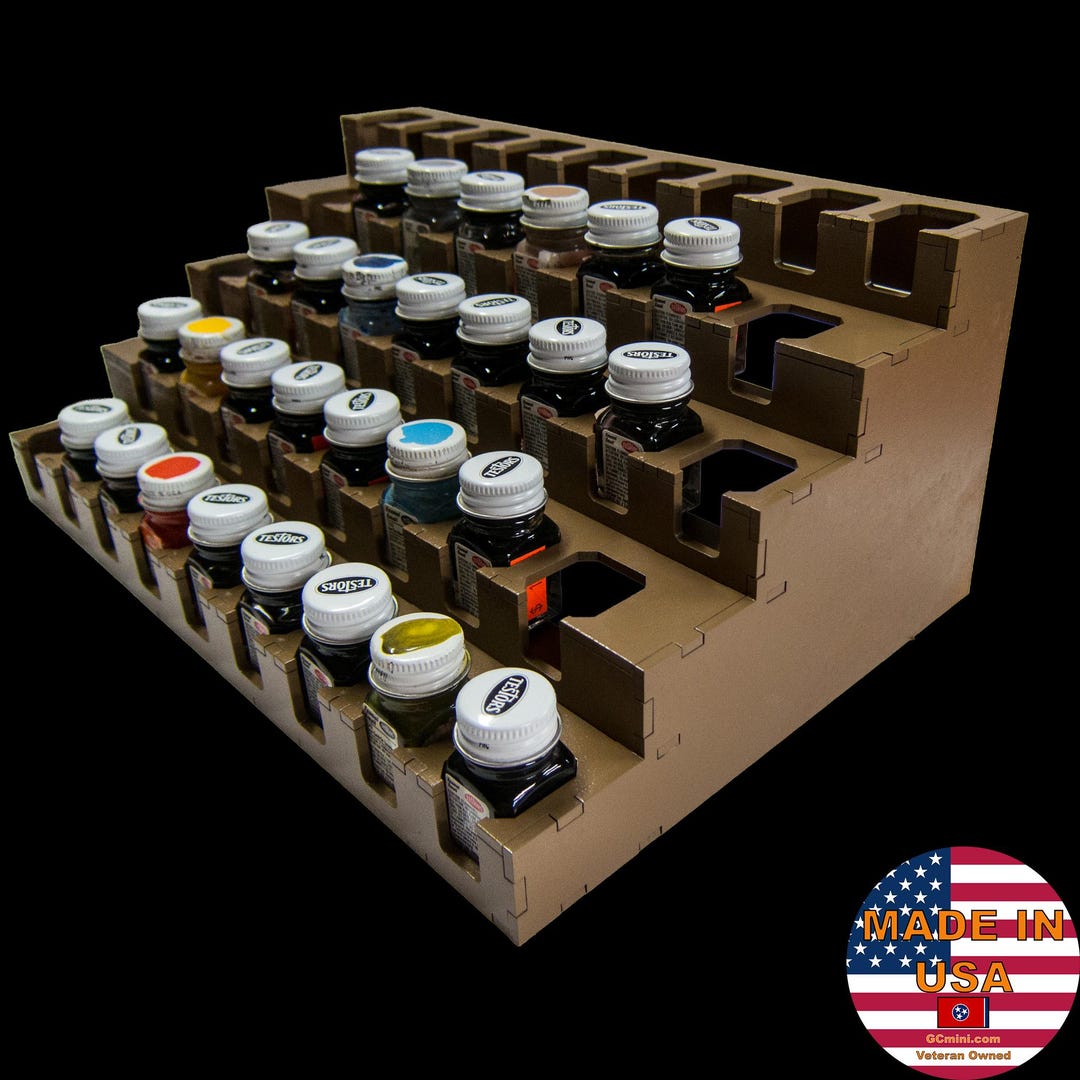 Paint Rack - for Testors Square Bottles - Etsy