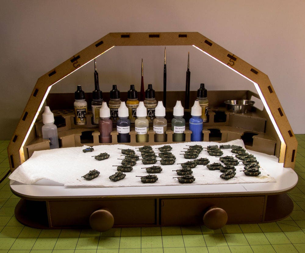 LED Light Add-on for Painting Stations - Fully Assembled With Power ...