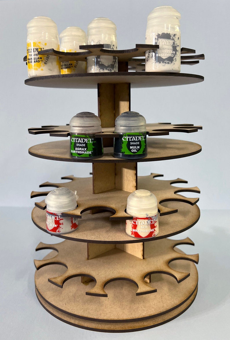 Rotating Paint Rack - for 34mm Paint Pots (GW, Citadel) - Etsy