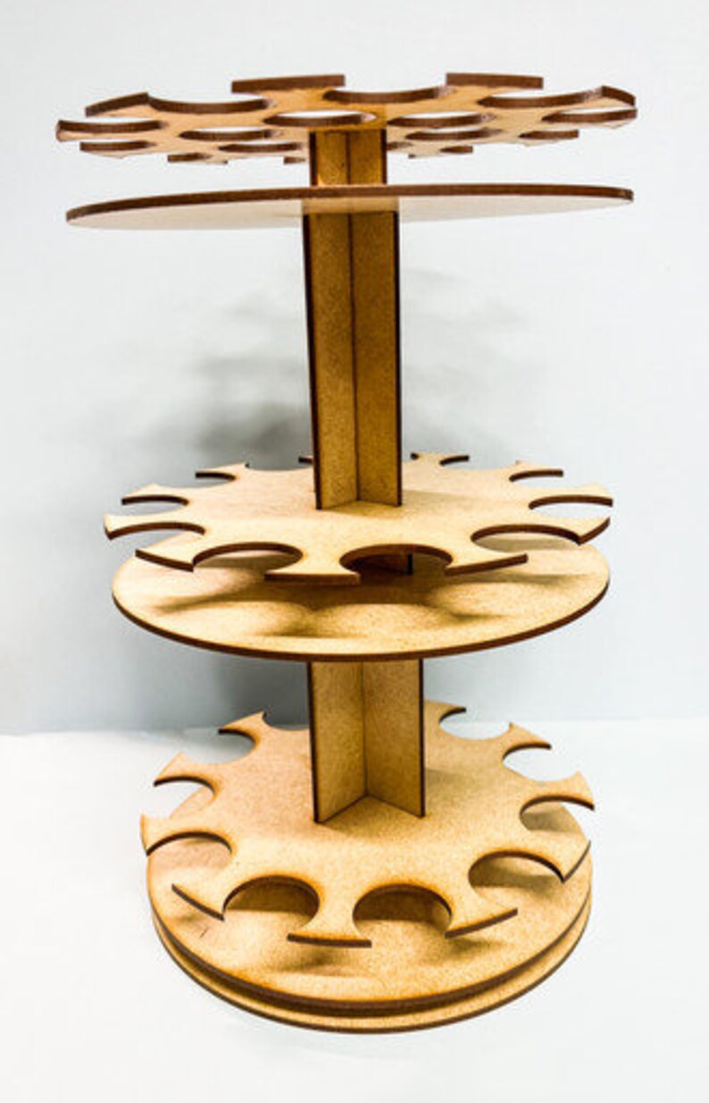 Rotating Paint Rack - for 2oz Craft Paints (apple Barrel, Folk Art, Etc ...