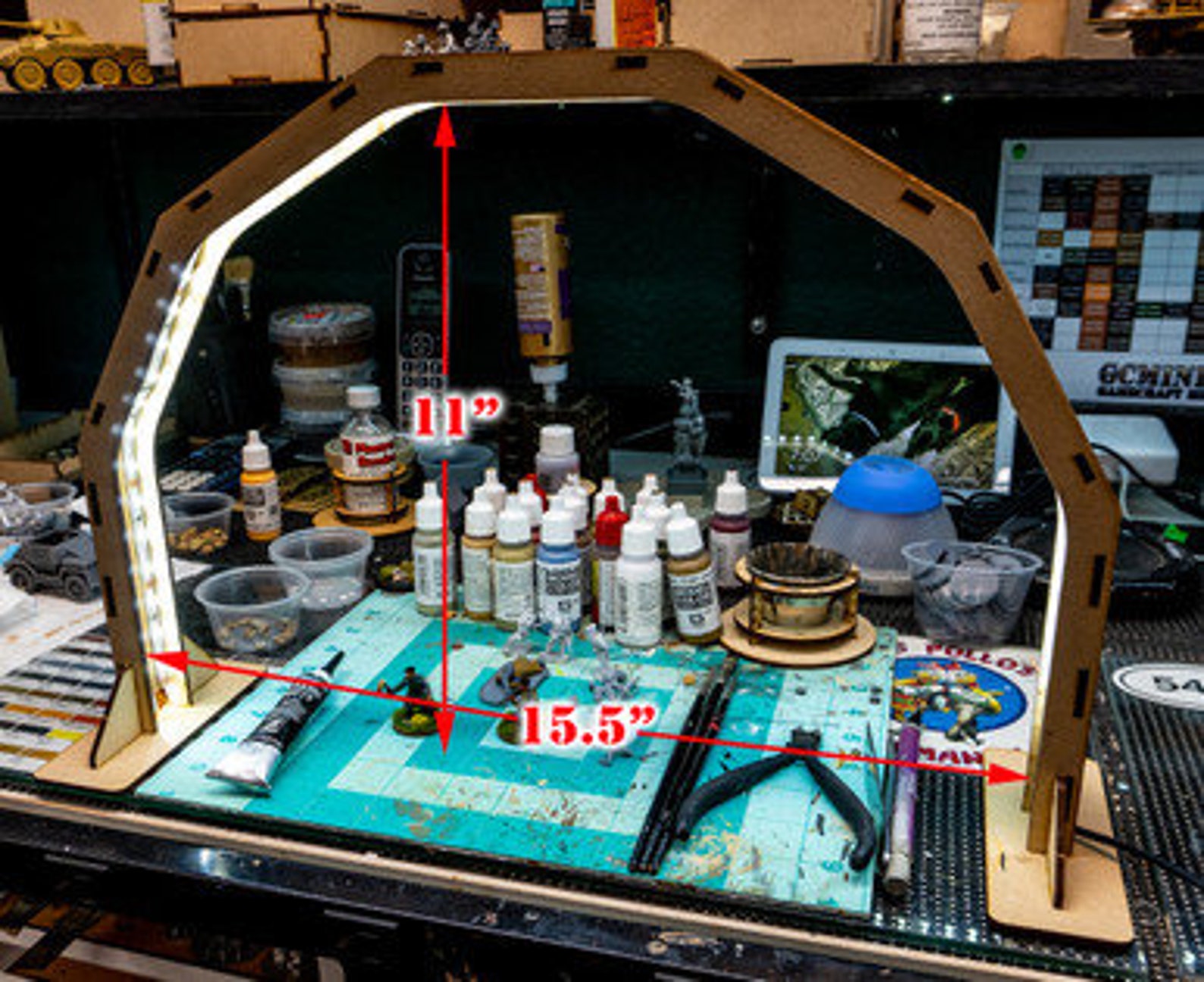 Hobby Workbench Light Designed and Built by Me - Etsy