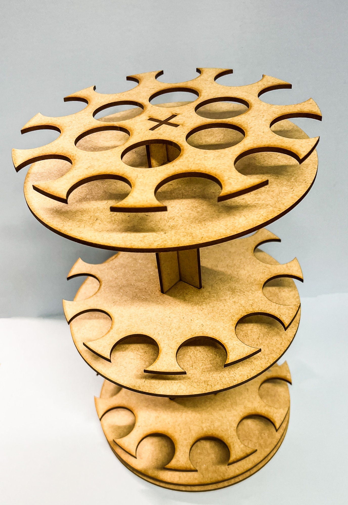 Rotating Paint Rack - for 2oz Craft Paints (apple Barrel, Folk Art, Etc ...