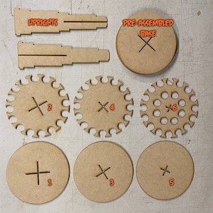 Rotating Paint Rack - for 22ml Pro Acryl Paints - Etsy