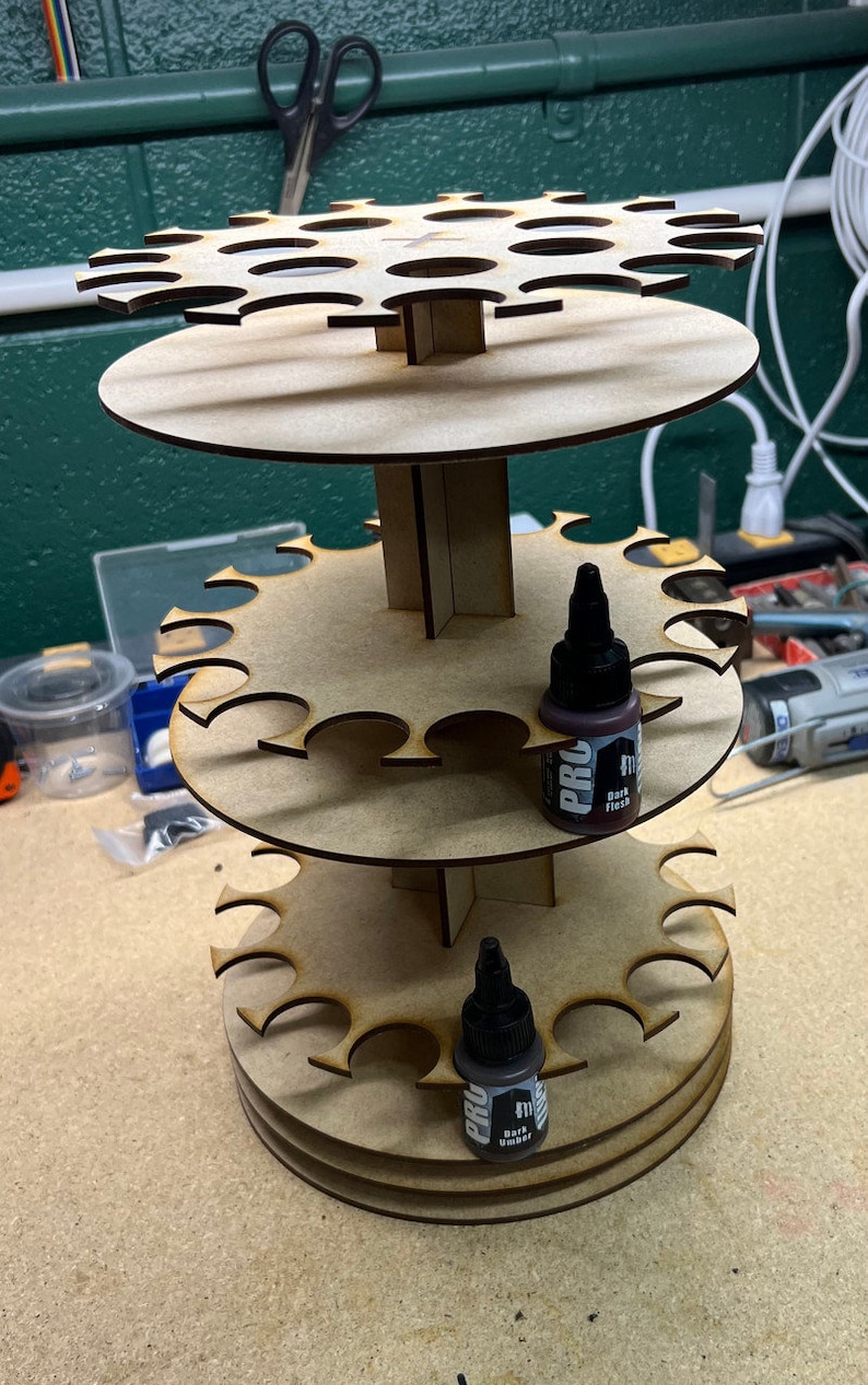 Rotating Paint Rack - for 22ml Pro Acryl Paints - Etsy