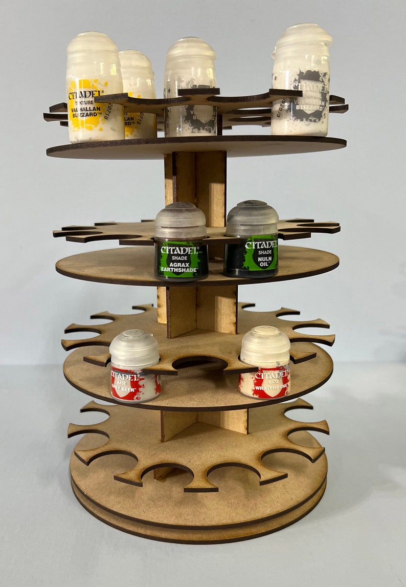 Rotating Paint Rack - for 34mm Paint Pots (GW, Citadel) - Etsy