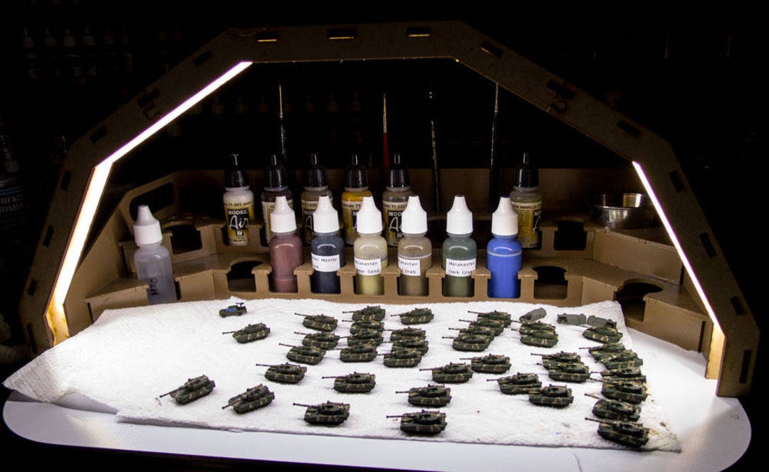 LED Light Add-on for Painting Stations - Fully Assembled With Power ...