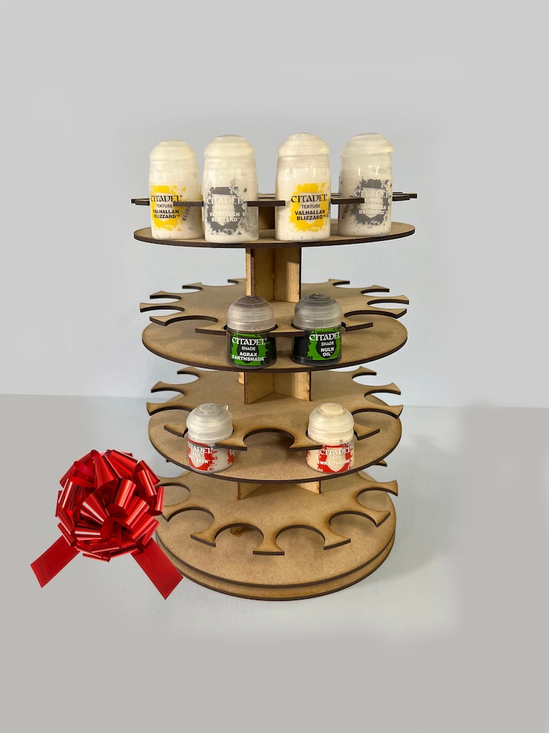 Rotating Paint Rack - for 34mm Paint Pots (GW, Citadel) - Etsy