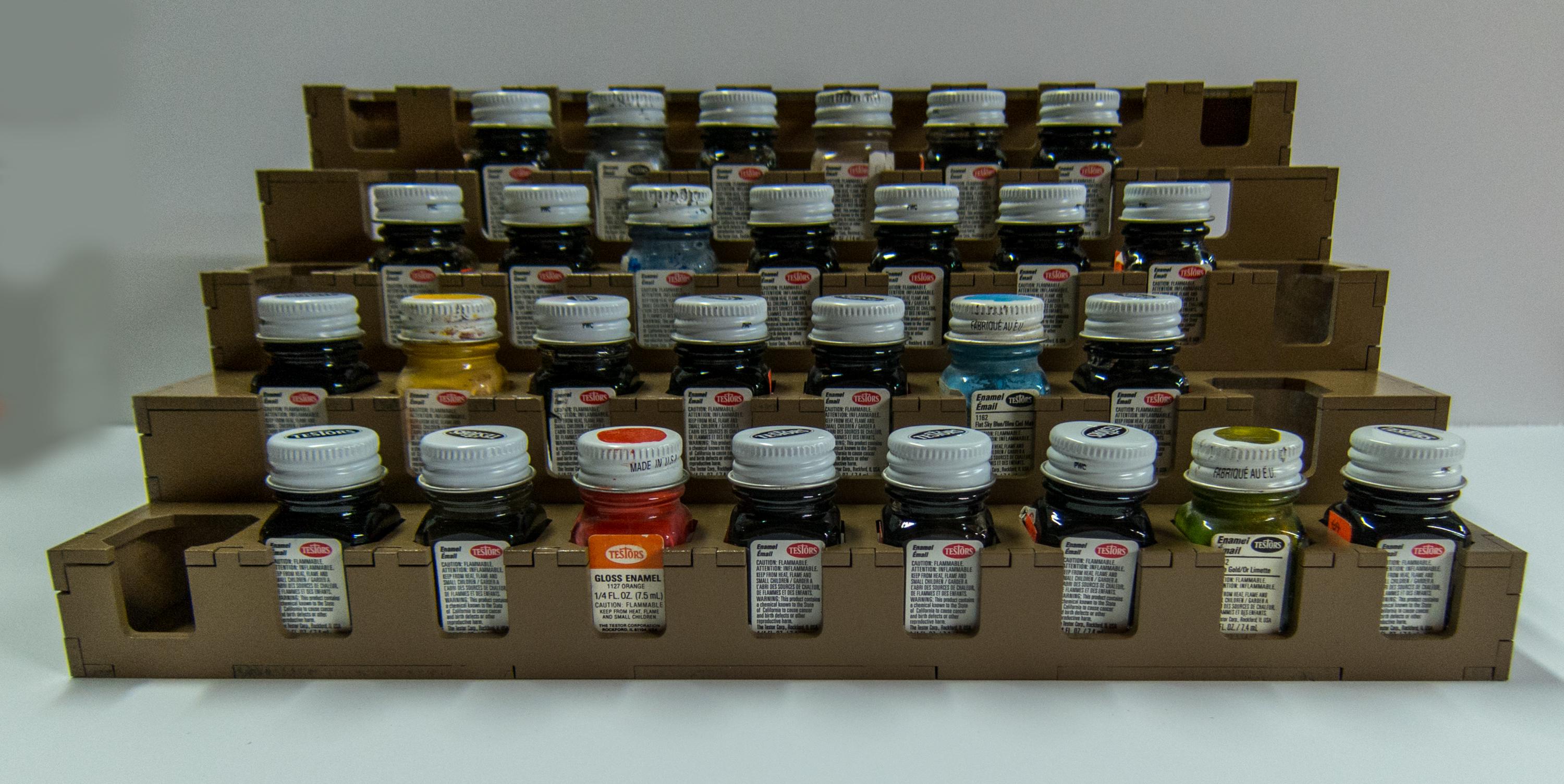 Paint Rack - for Testors Square Bottles - Etsy