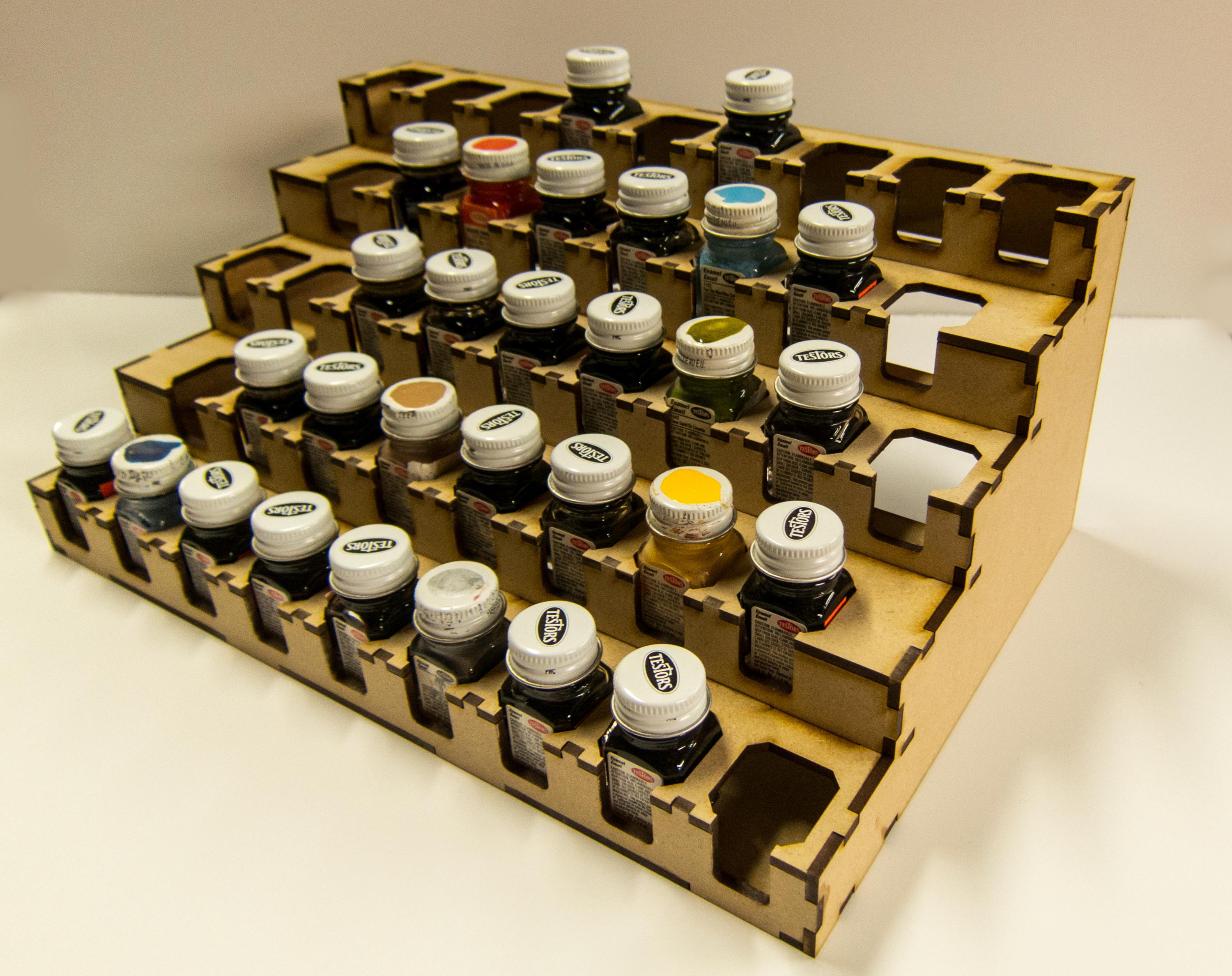 Paint Rack - for Testors Square Bottles - Etsy