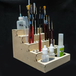 Brush and Glue Rack - Etsy