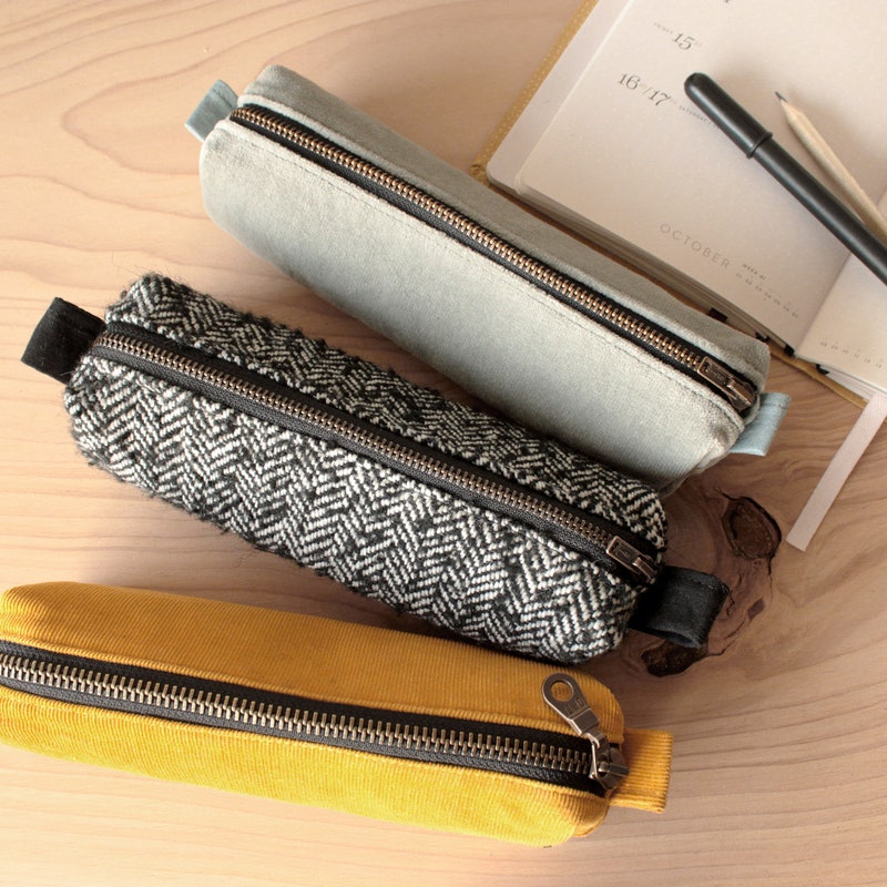 White Pencil Case - Etsy