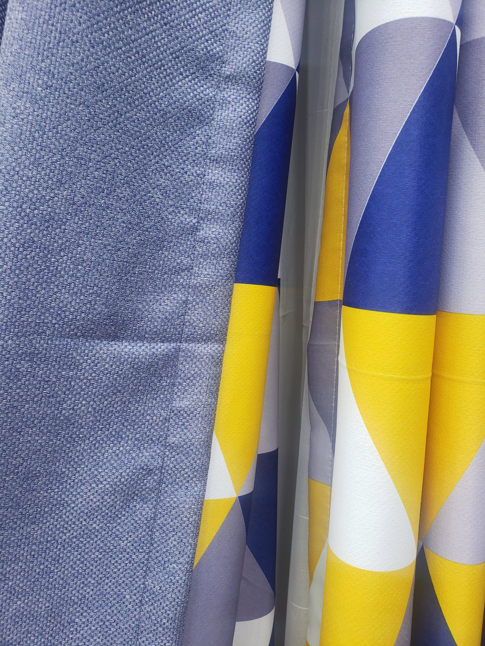 Beautiful and Neatly Made Double Sided Curtains Luxury Custom Size ...