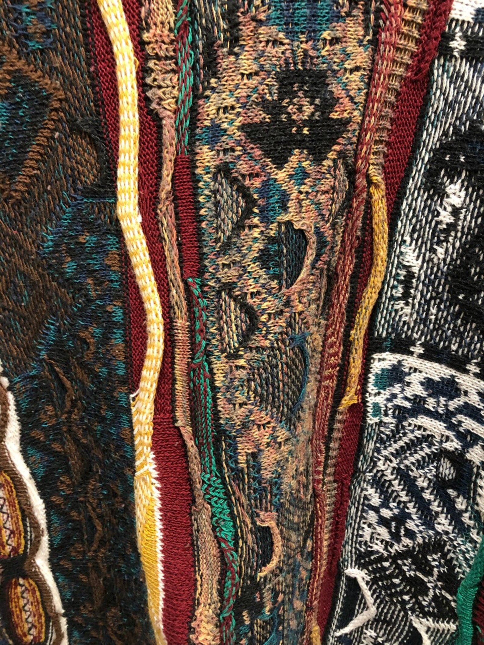 Brandini Large Vintage Paisley Sweater Coogi-like - Etsy