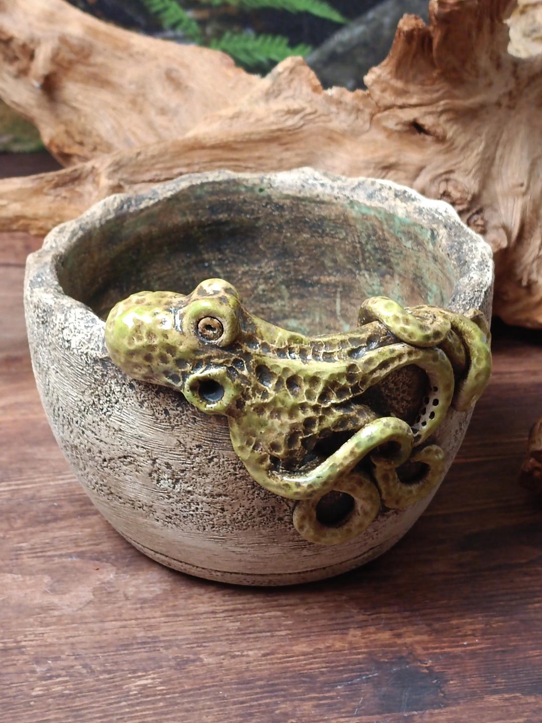 Ceramic Planter With Octopus, Flower Pot, Plant Pot, Unique Handmade ...