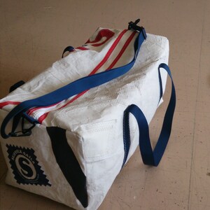 Original Recycled Sail Cloth Kit Bag (sailbag Kitbag Using Recycled ...