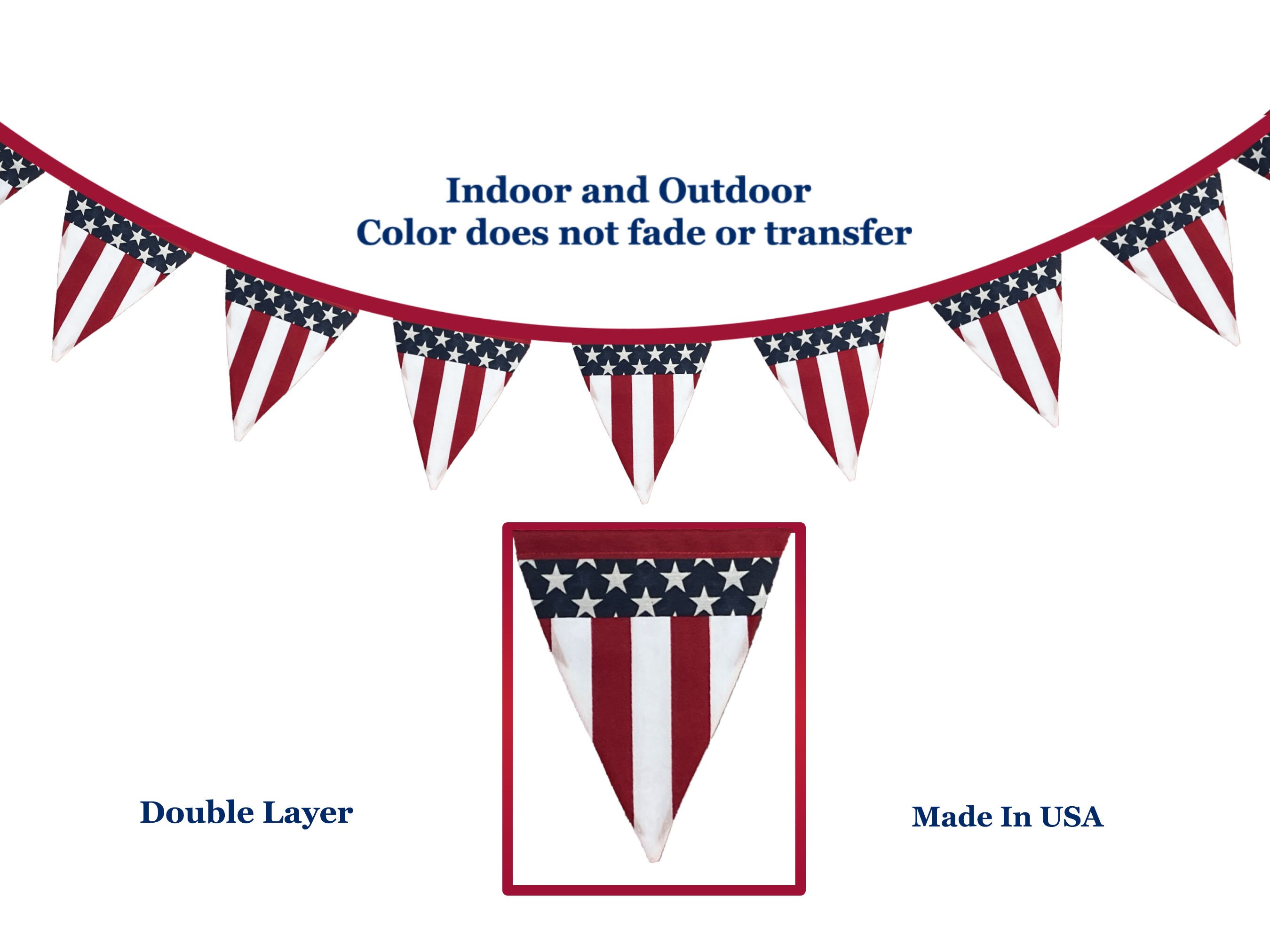 Double Pennant Template