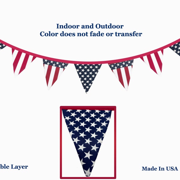 American Flag Bunting Etsy