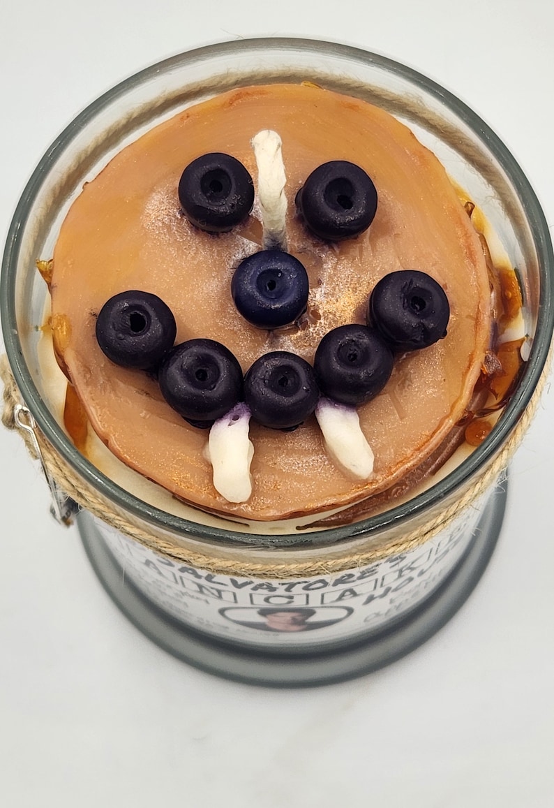 Damon Salvatore Vampire Blueberry Pancake Candle, Blueberries, Syrup ...