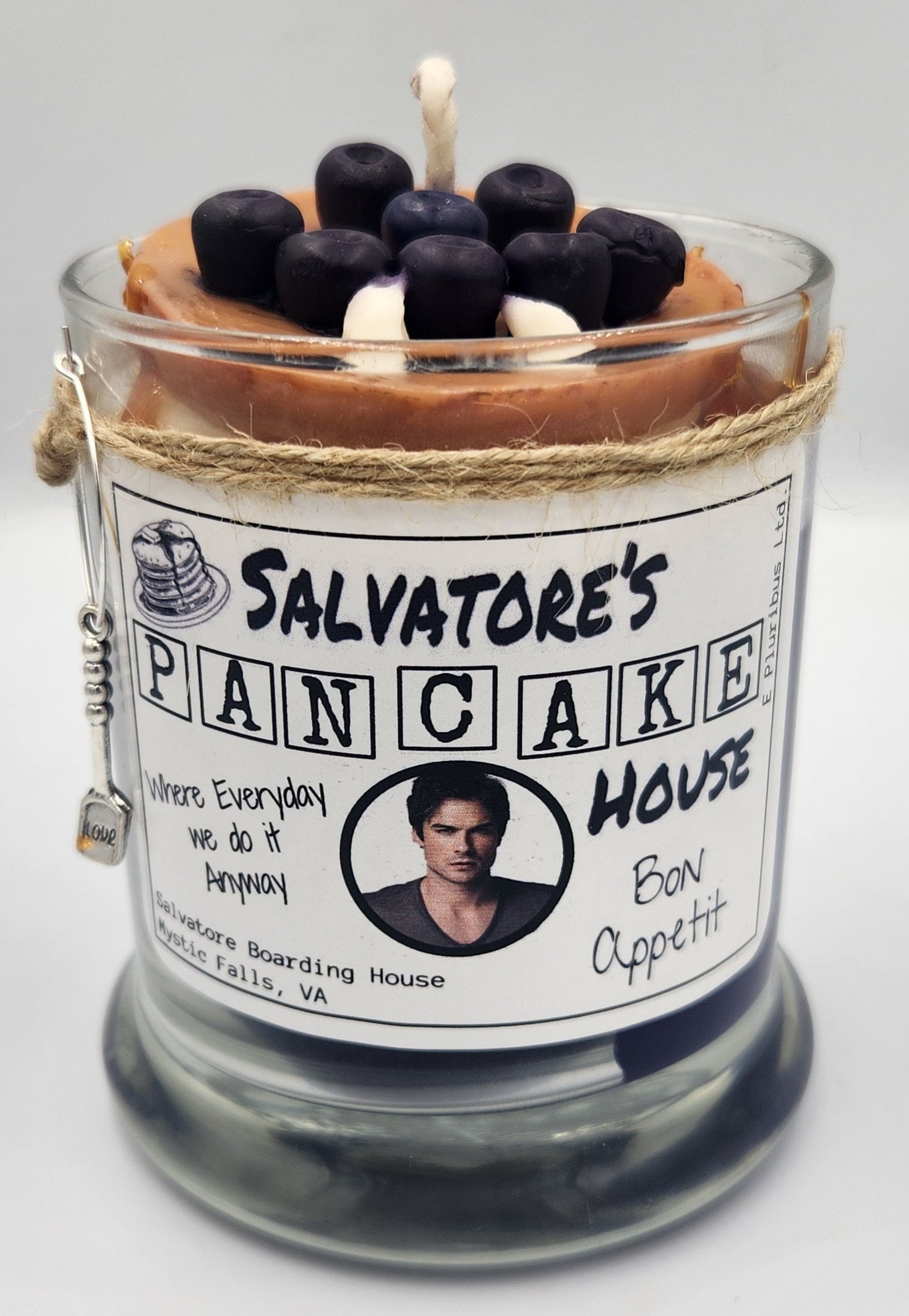Damon Salvatore Vampire Blueberry Pancake Candle, Blueberries, Syrup ...