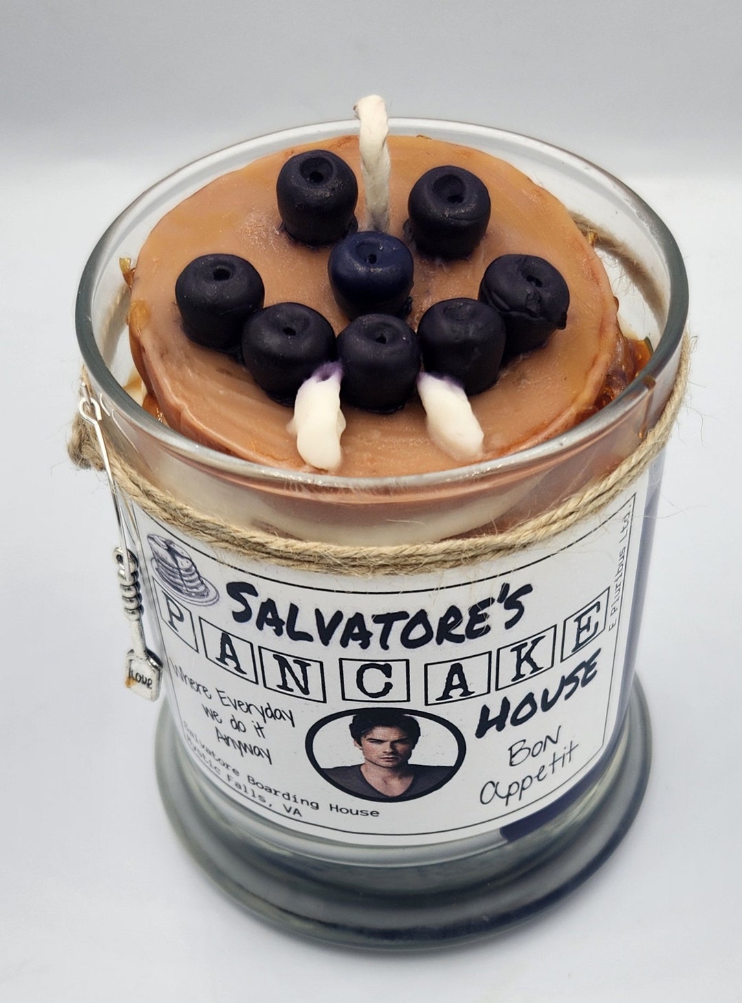 Damon Salvatore Vampire Blueberry Pancake Candle, Blueberries, Syrup ...