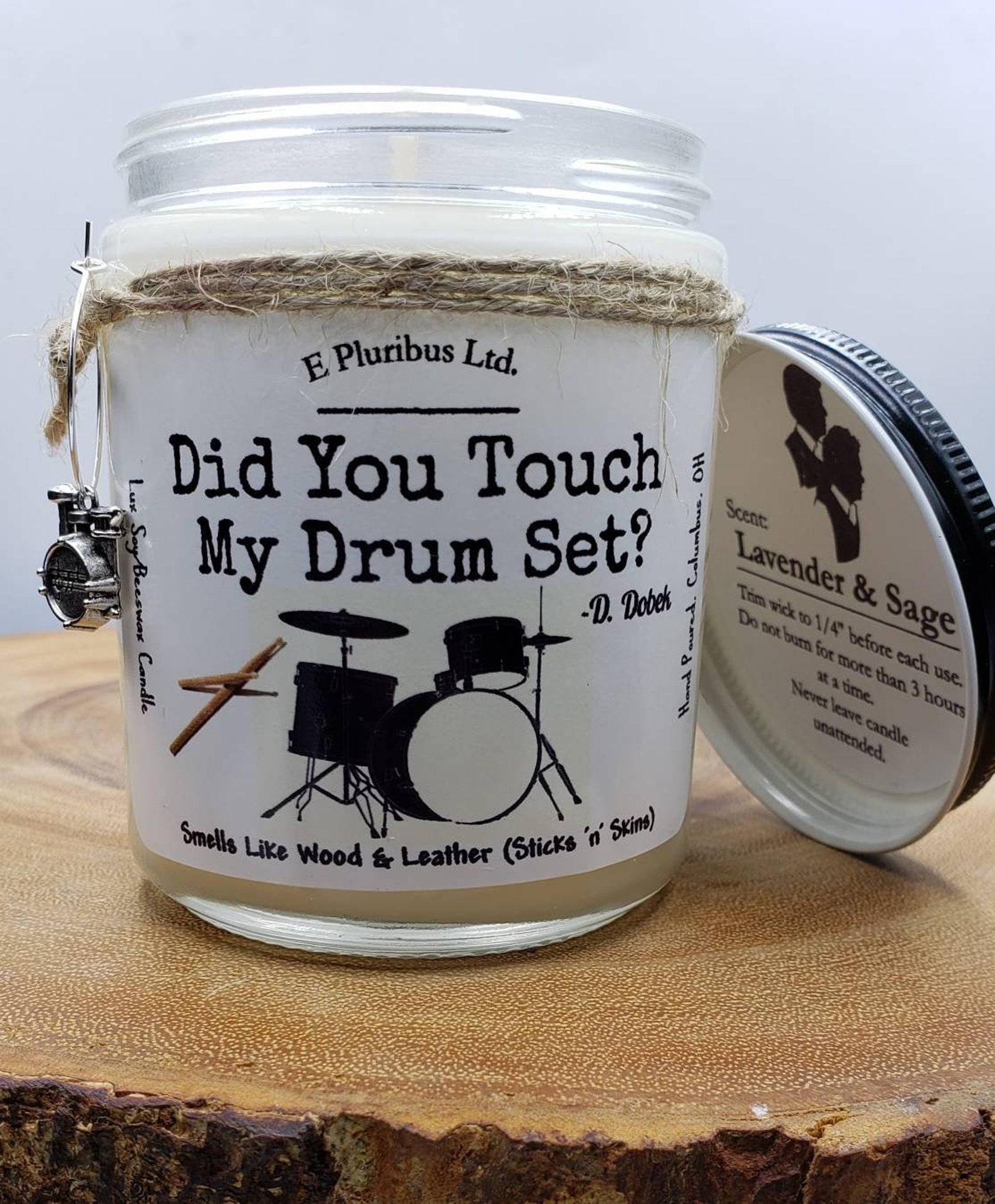 Did You Touch My Drum Set Step Brothers 7-15 Oz Lux Soy - Etsy