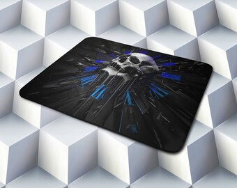Skull mouse pad | Etsy