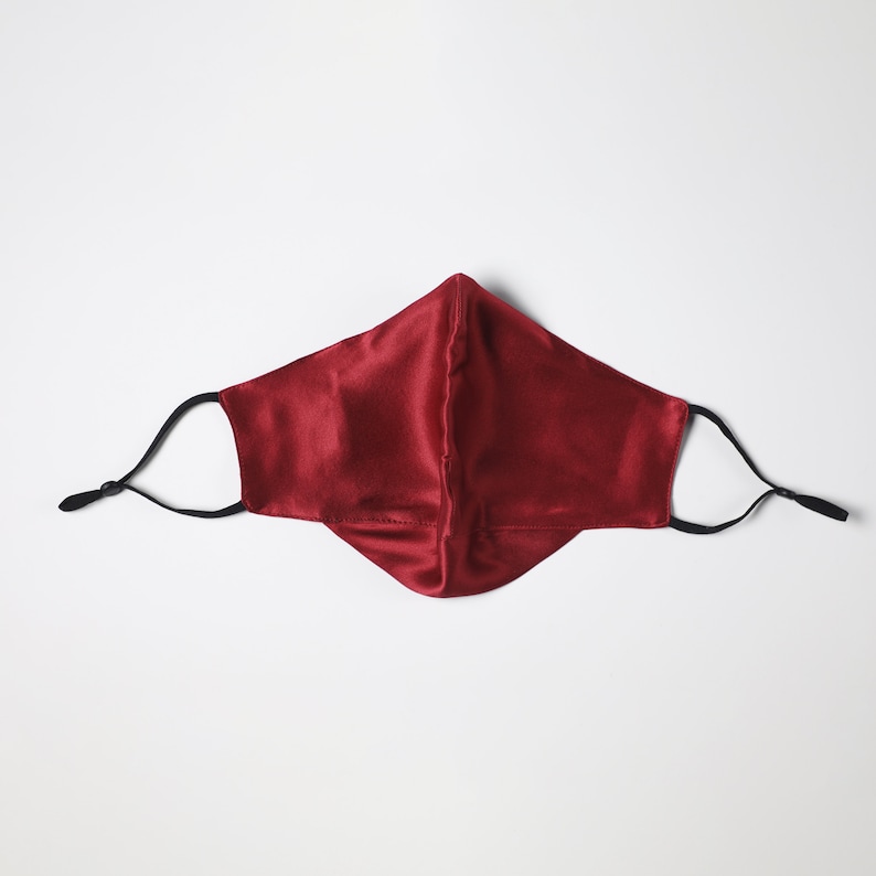 Extra Large Double Layer Silk Face Mask With Insert Pocket PM | Etsy