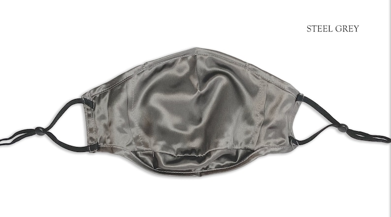 Triple Layer Silk Face Mask With Insert Pocket Earth - Etsy