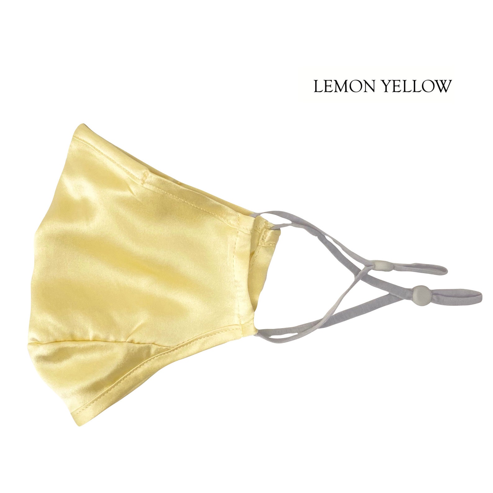 Triple Layer Silk Face Mask With Insert Pocket Jewel - Etsy