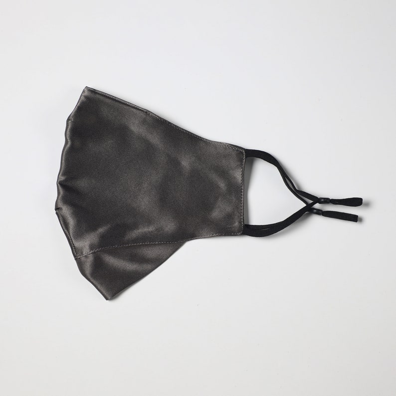 Extra Large Double Layer Silk Face Mask With Insert Pocket PM | Etsy