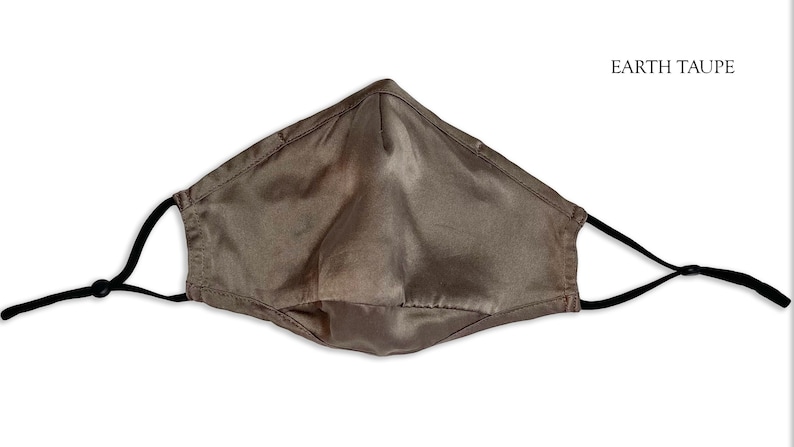 Triple Layer Silk Face Mask With Insert Pocket Earth - Etsy