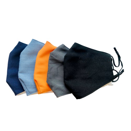 Triple Layer Silk Face Mask With Insert Pocket Earth - Etsy