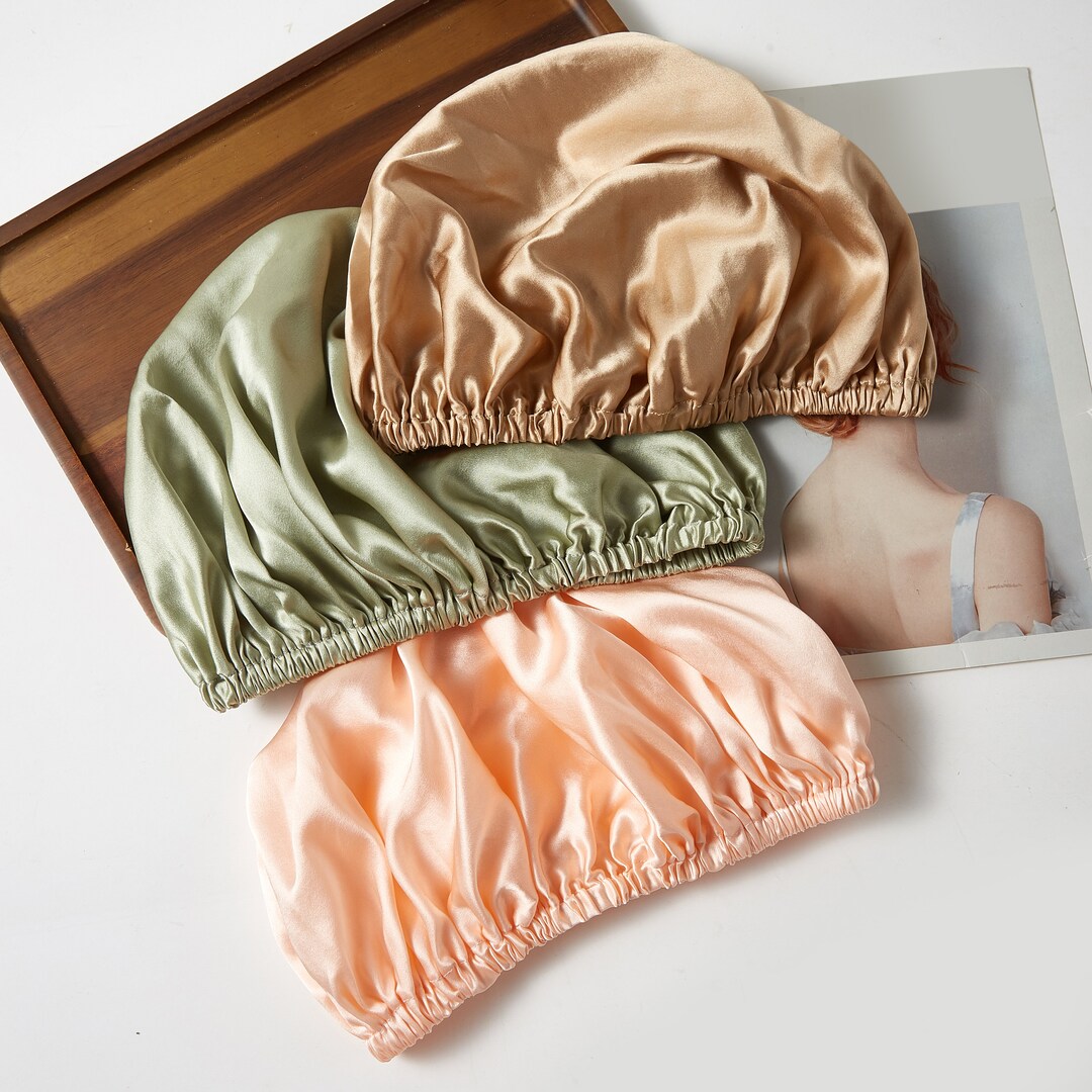 Custom Pure Silk Sleeping Bonnet | Single Layer or Double Layer | 22 ...