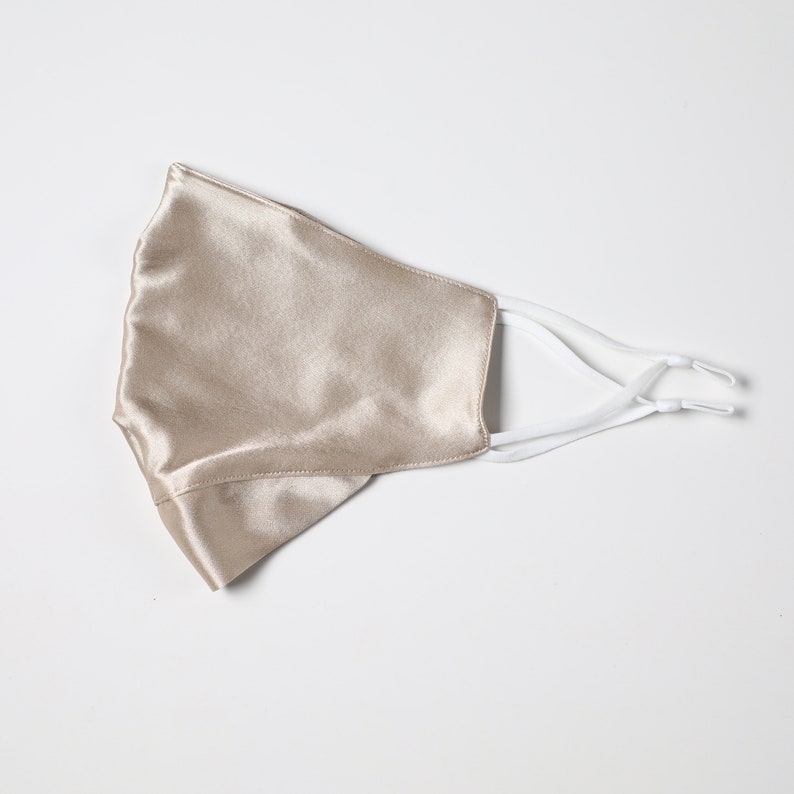 Extra Large Double Layer Silk Face Mask With Insert Pocket PM | Etsy