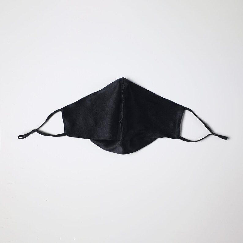 Extra Large Double Layer Silk Face Mask With Insert Pocket PM | Etsy