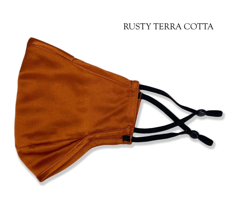 Triple Layer Silk Face Mask With Insert Pocket Jewel - Etsy