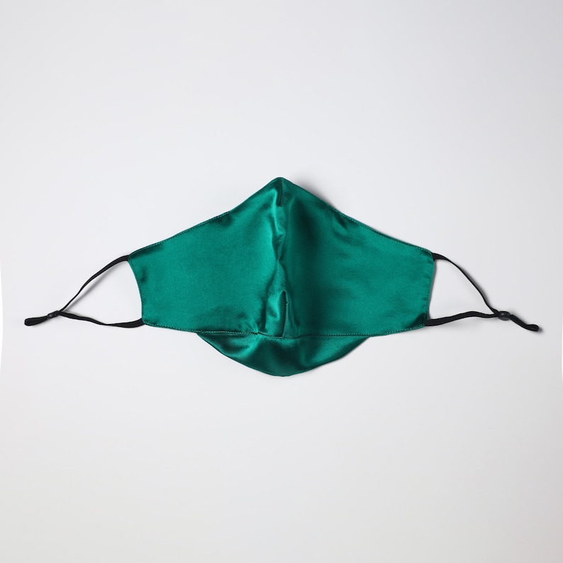 Extra Large Double Layer Silk Face Mask With Insert Pocket PM | Etsy