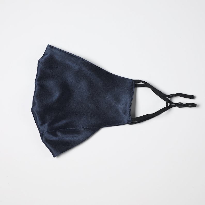 Extra Large Double Layer Silk Face Mask With Insert Pocket PM | Etsy