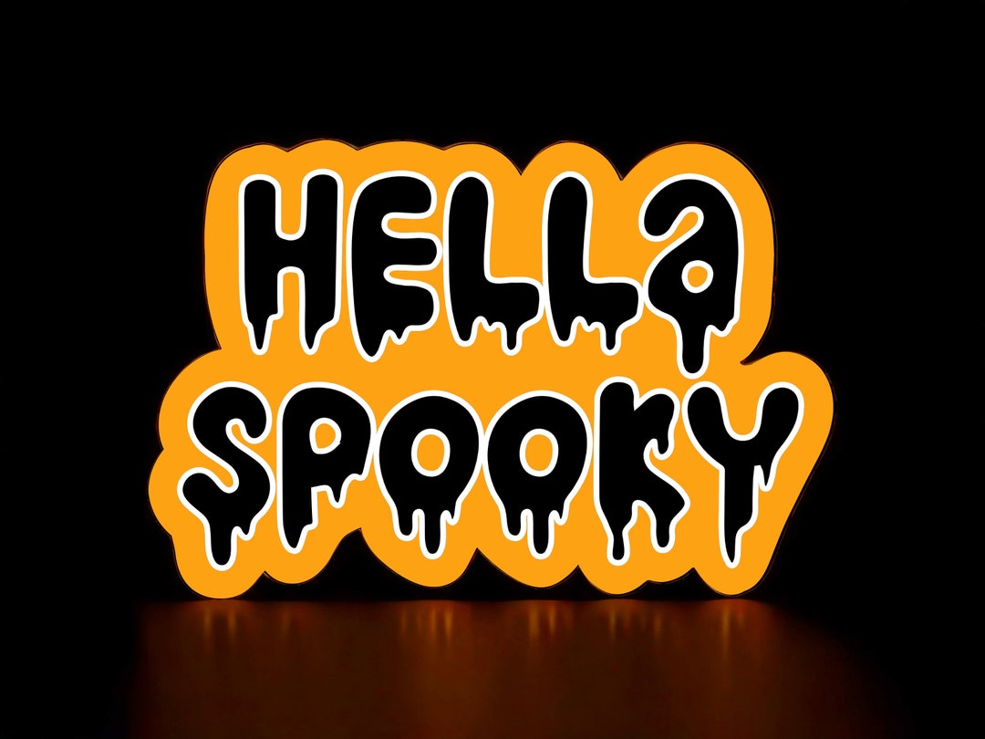 Halloween Stickers - Hella Spooky Stickers for Halloween Lover, Unique ...