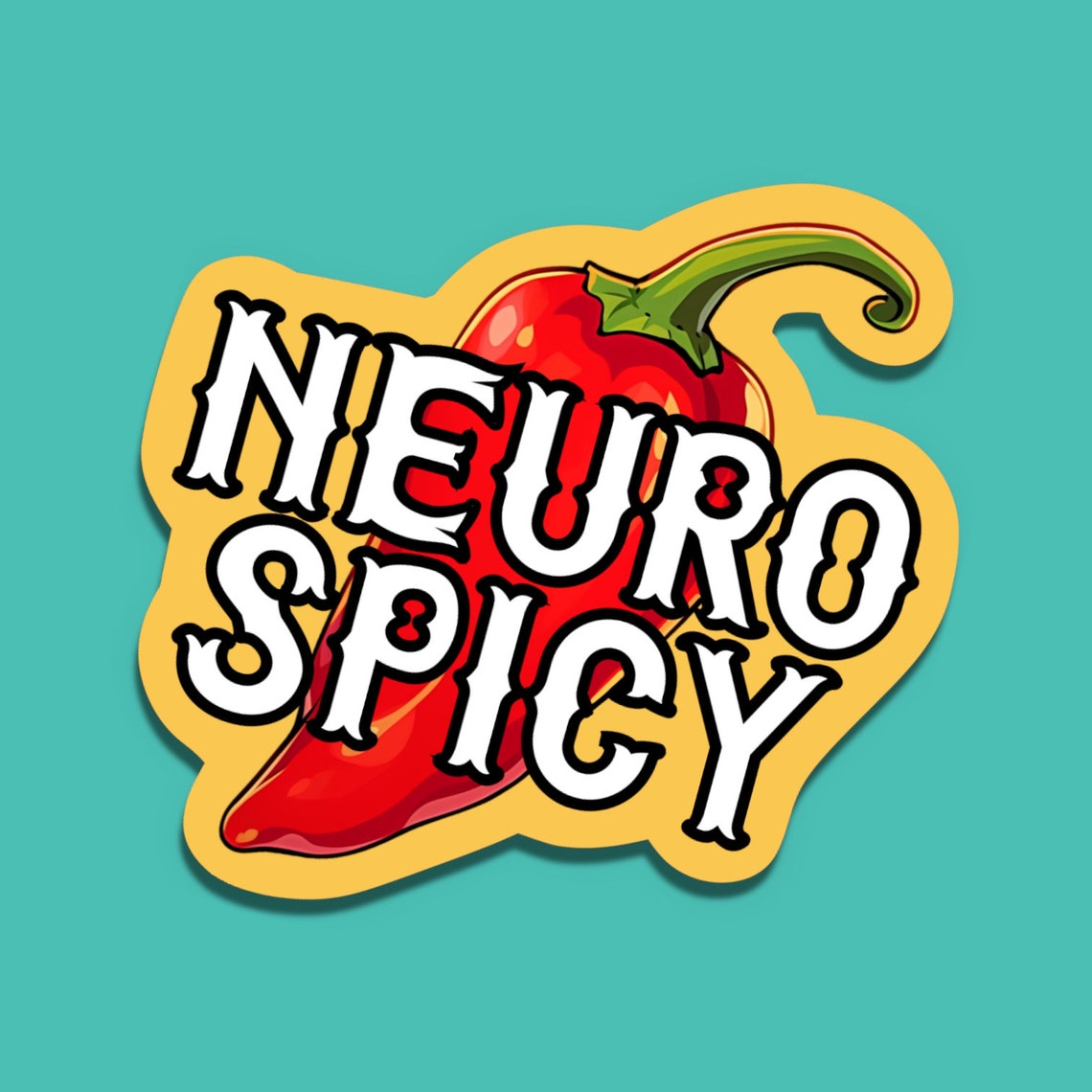 Neurospicy Sticker Adhd Sticker Autism Sticker - Etsy