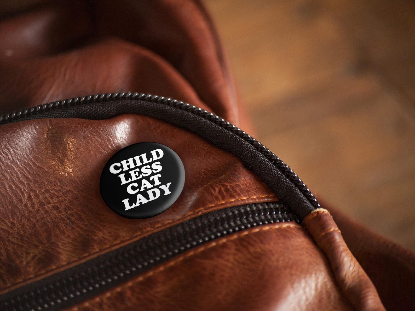 Childless Cat Lady Pin, Political Humor for Democrats, Support Womens ...