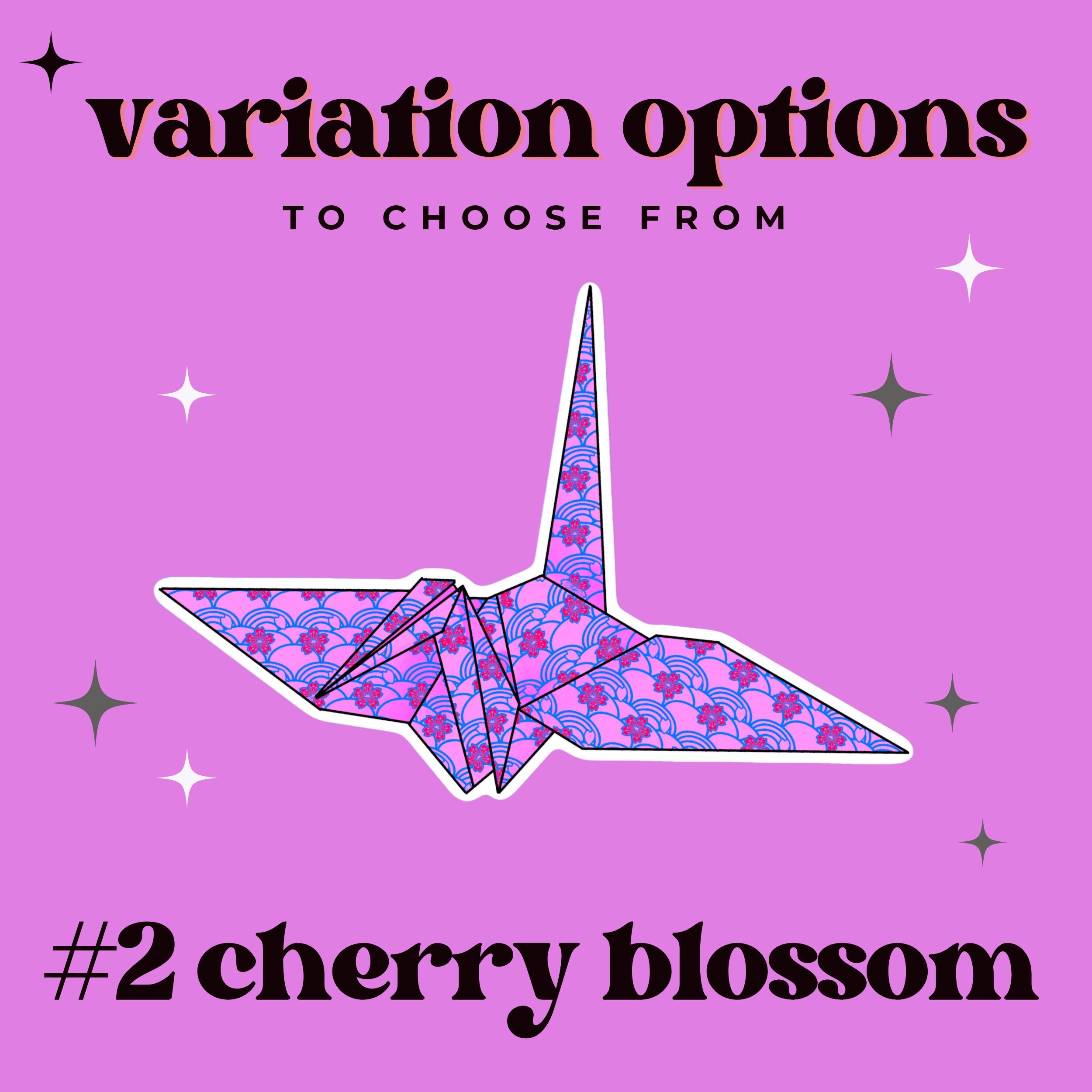 Origami Crane Sticker for Laptop, Origami Stickers, Cute Stickers for ...