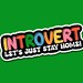 Introvert Sticker for Laptop, Funny Introvert Gift, Cute Introvert ...
