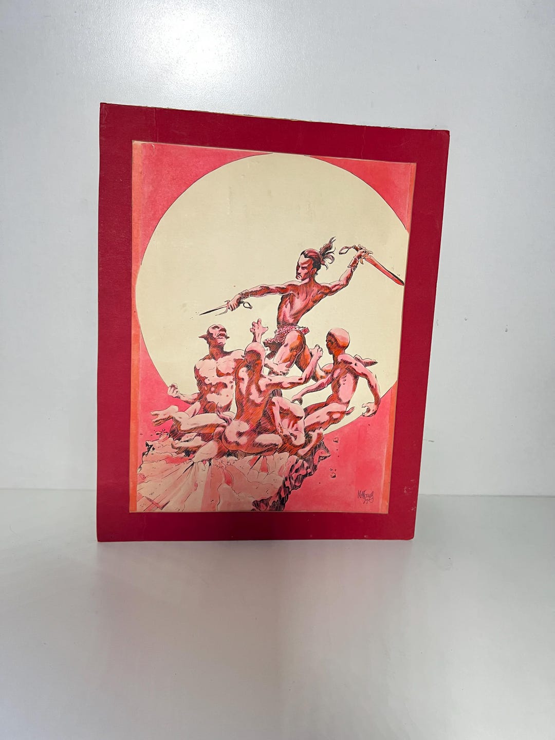 Vintage 1970s Fantasy Art in the Style of Frank Frazetta 11" X 14" - Etsy