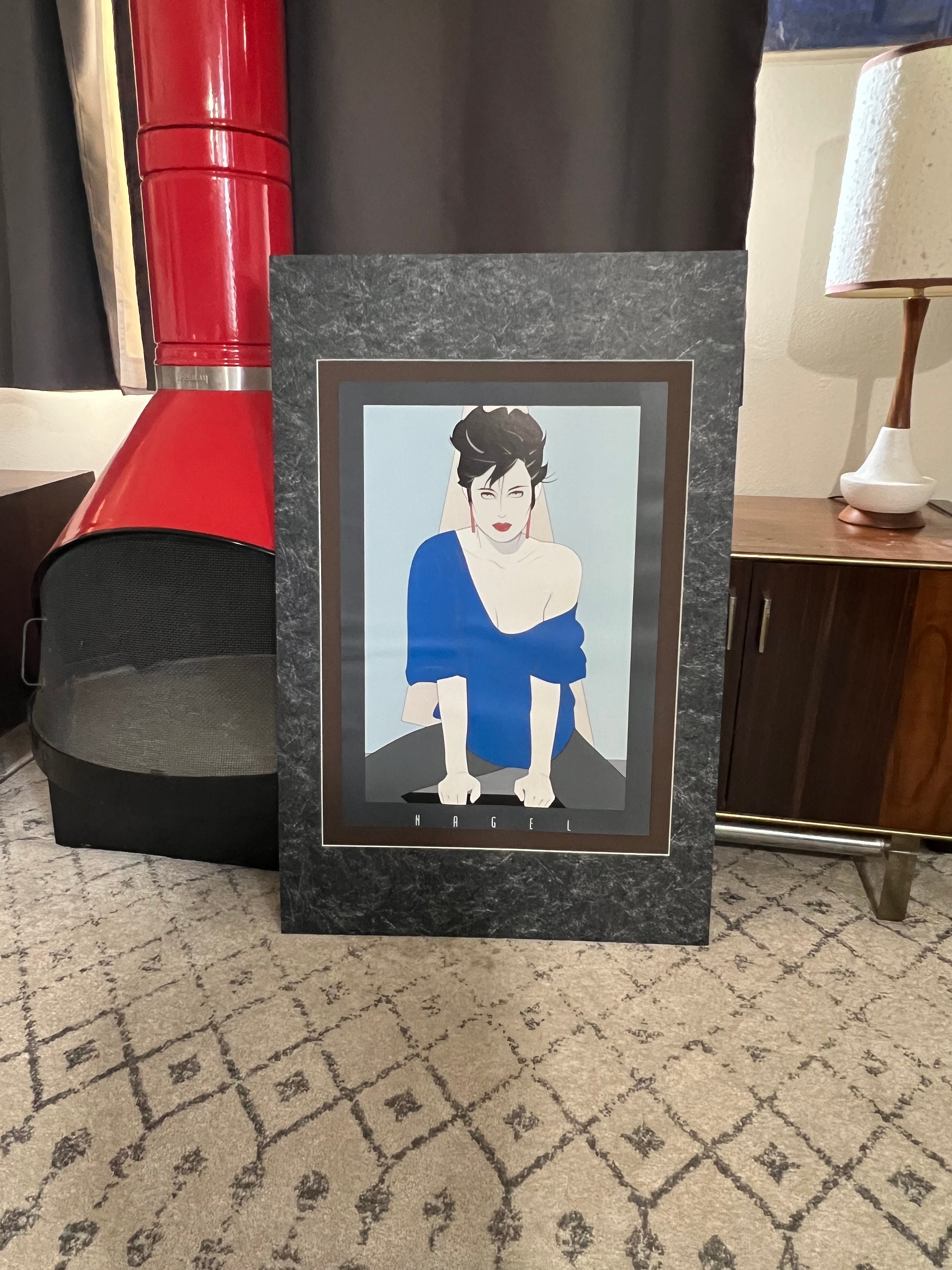 Original Vintage Patrick Nagel Poster Print Artwork Modern Home Decor ...