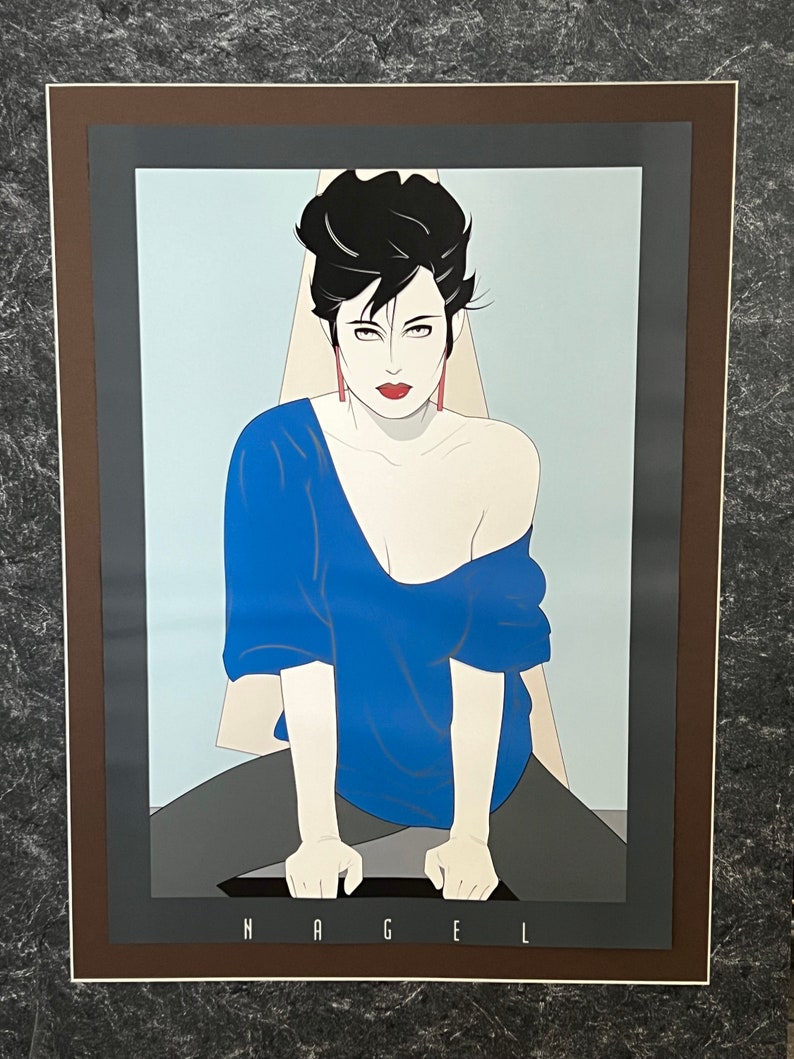 Original Vintage Patrick Nagel Poster Print Artwork Modern Home Decor ...
