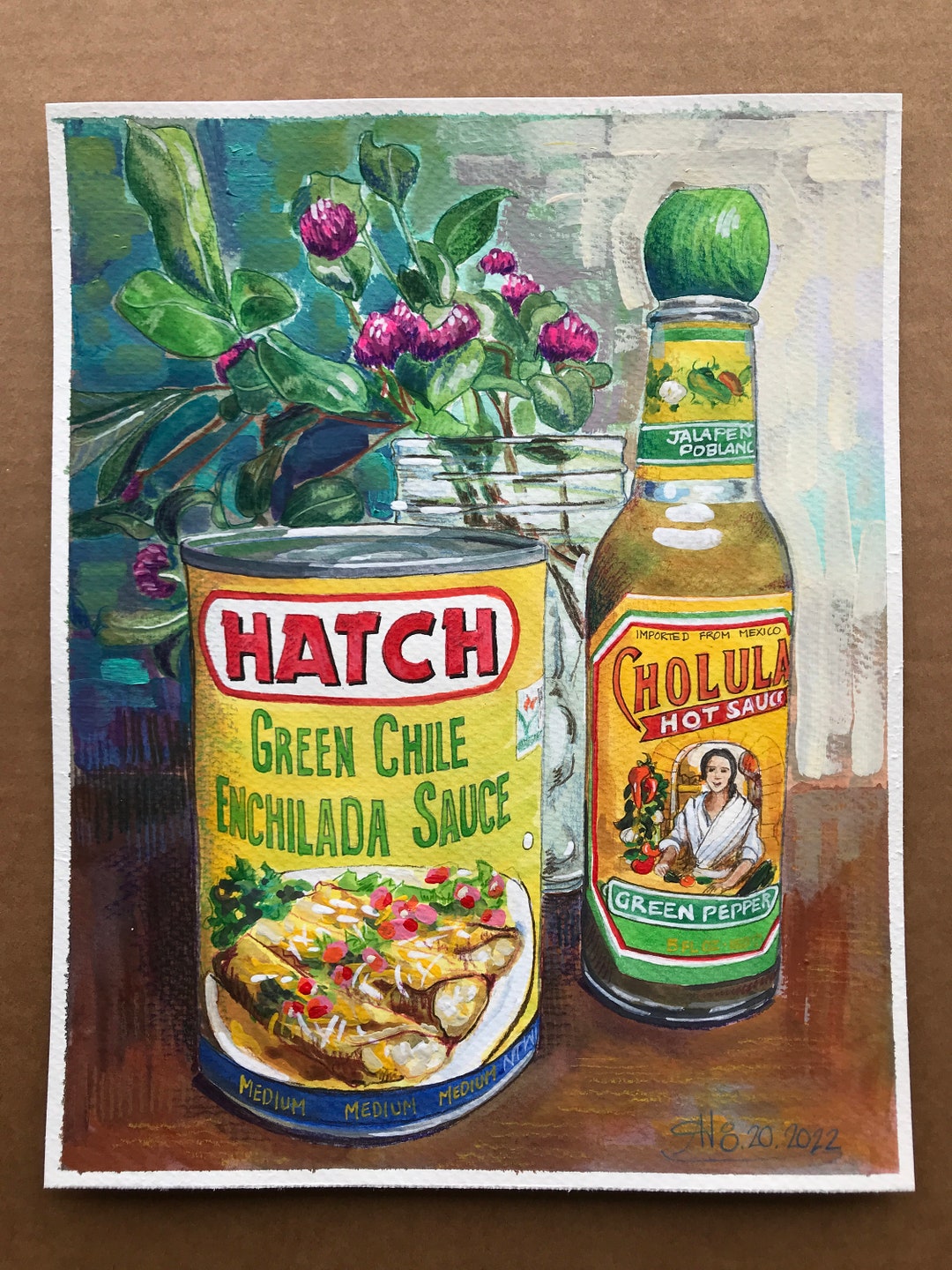 Hatch Chile Green Sauce Still Life | Essential Kitchen Condiments ...