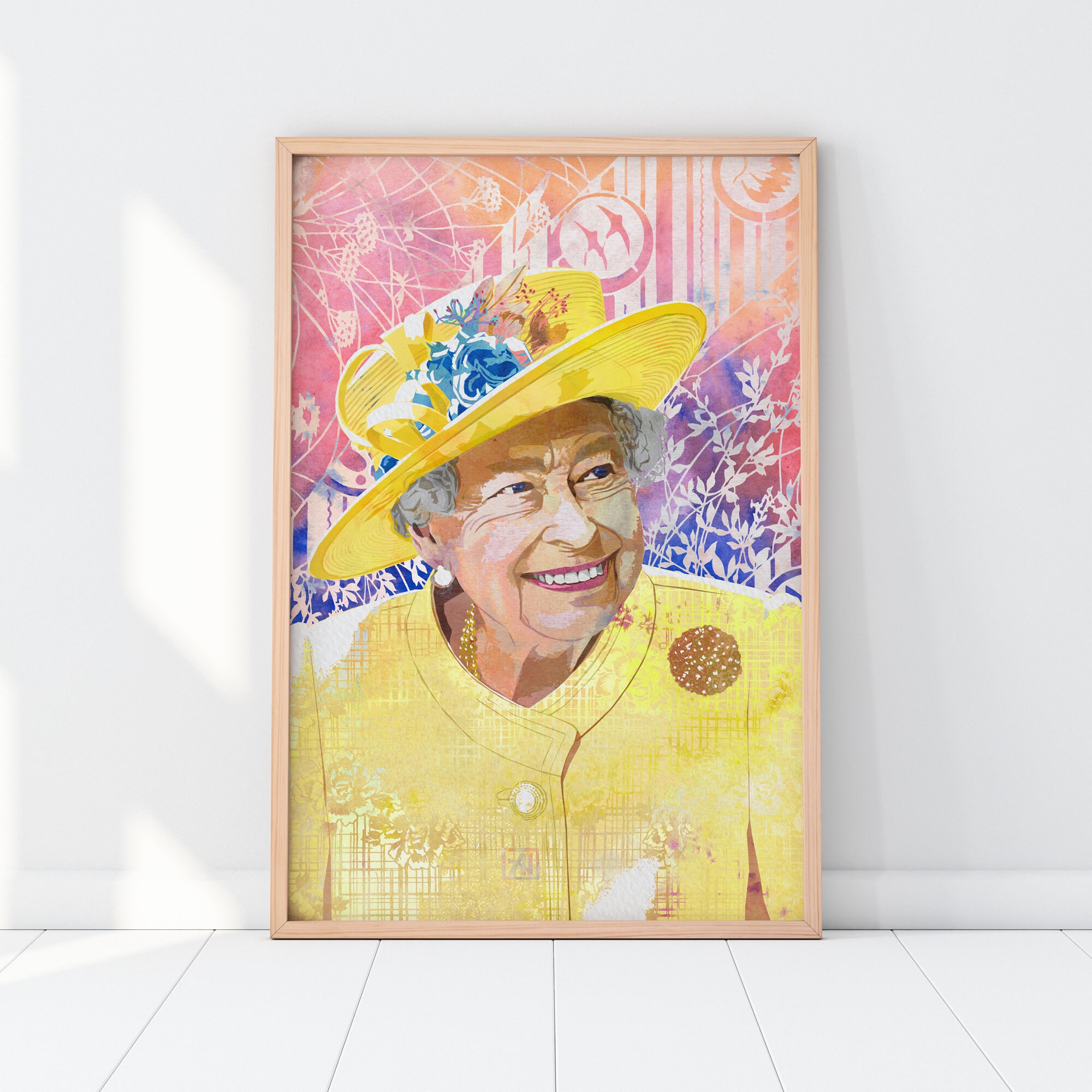 Queen Elizabeth II Art Print - Portrait of a Lady | Her Majesty the ...