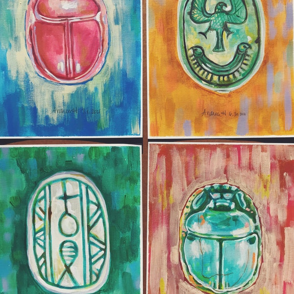 Scarab Beetle Wall Art - Etsy