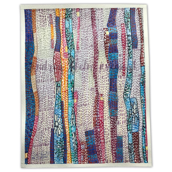 Abstract Textile Art - Etsy